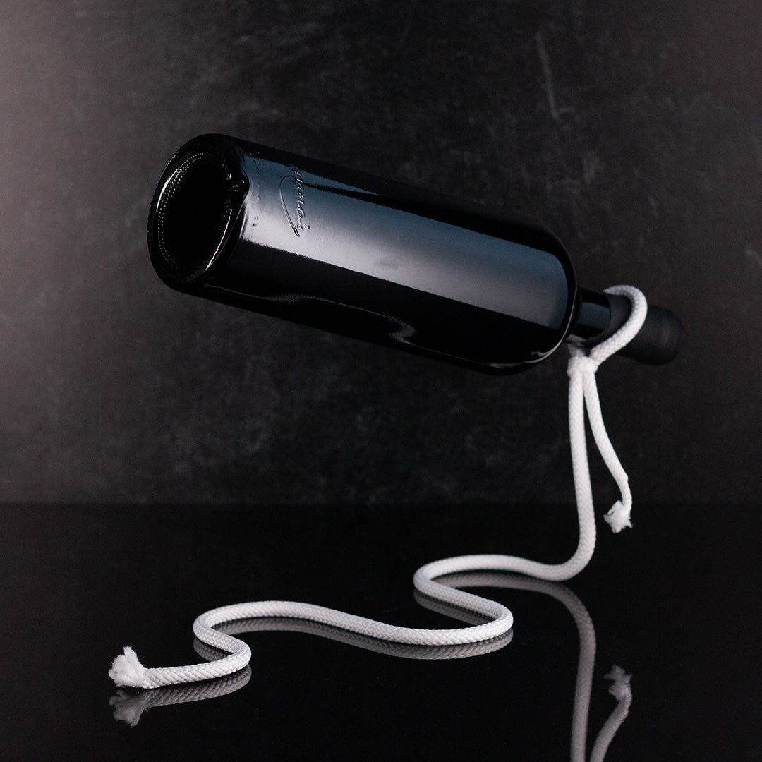 Floating Rope Wine Bottle Display – Mano's Wine