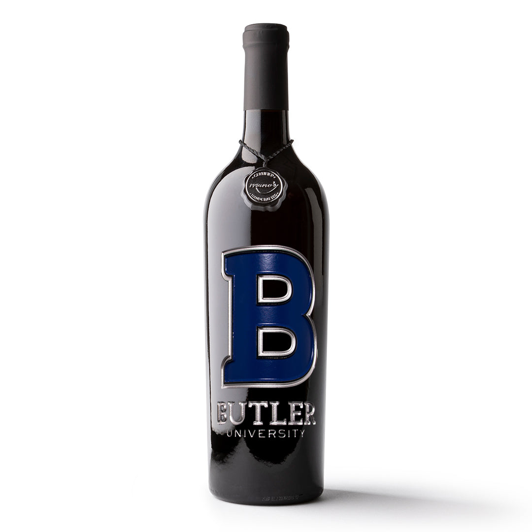 Butler University Etched Wine – Mano's Wine
