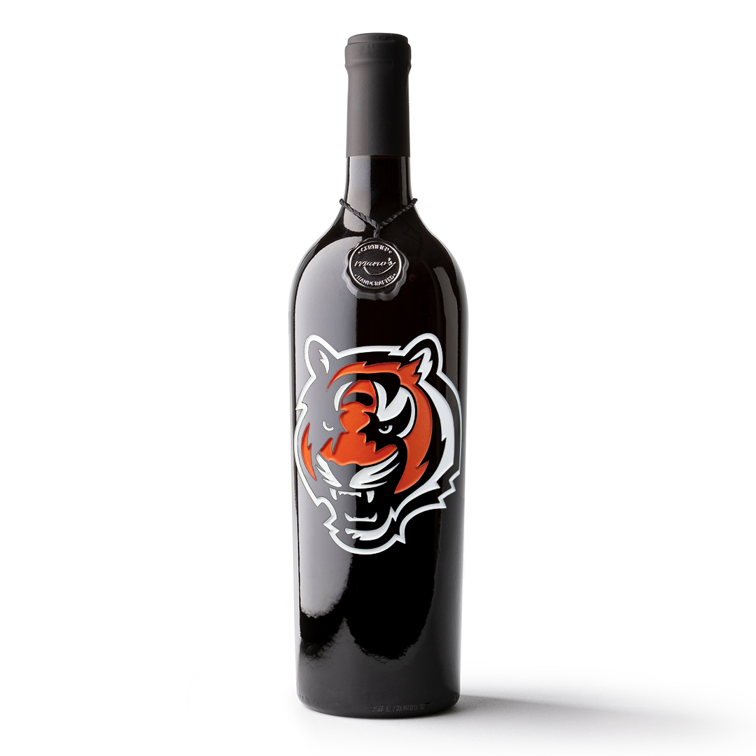 Cincinnati Bengals Etched Wine – Mano's Wine