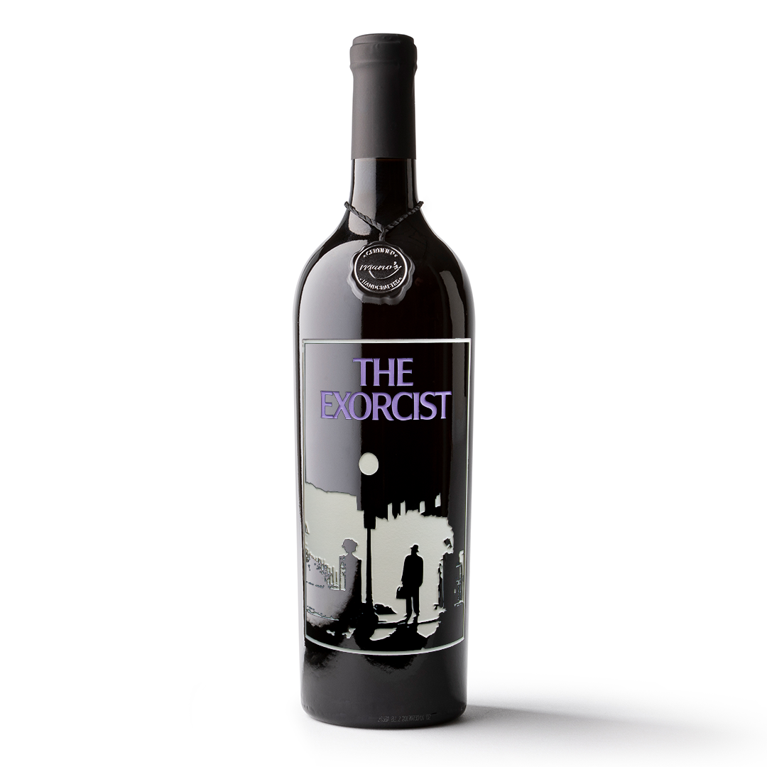 The Exorcist Poster Etched Wine – Mano's Wine