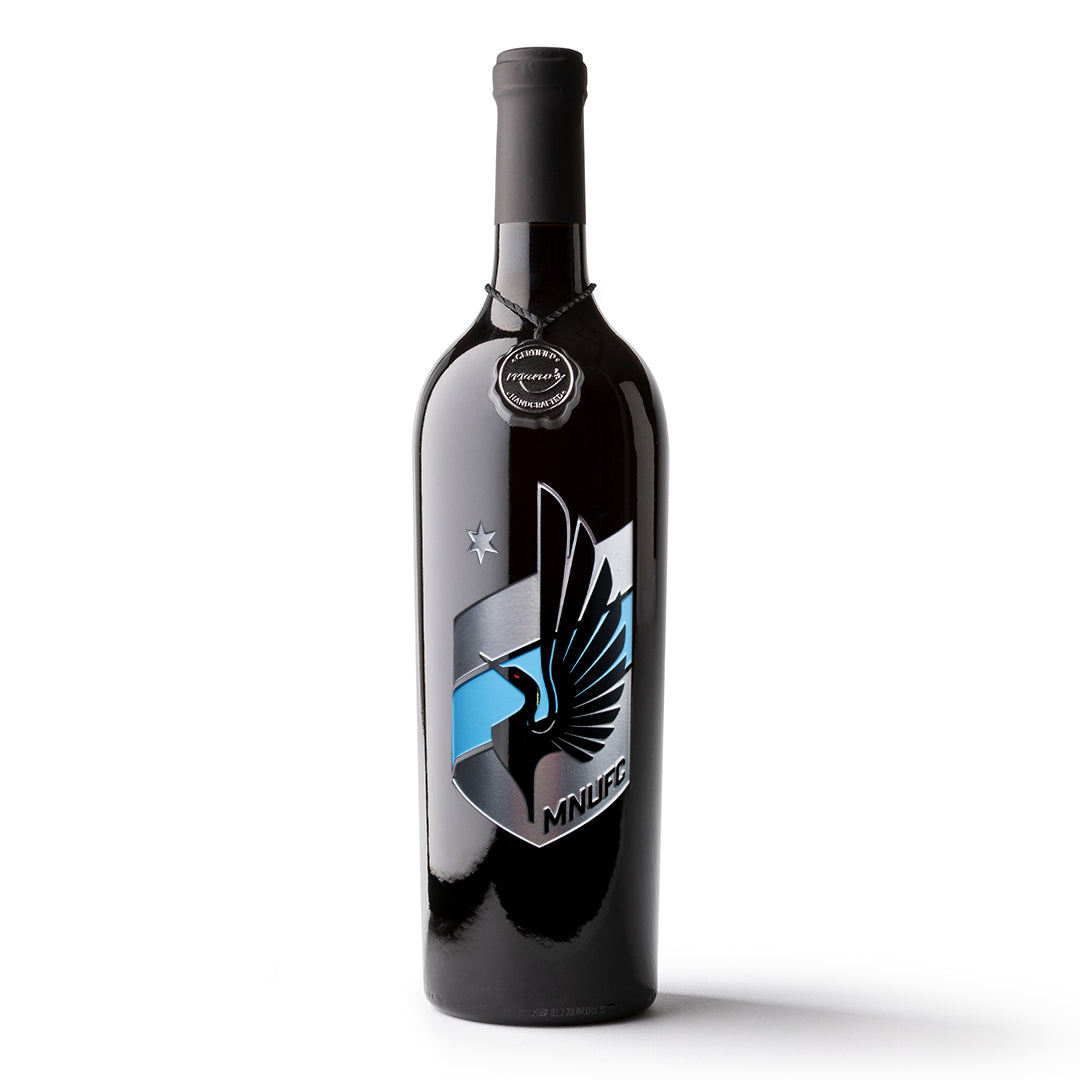 MNUFC Logo Etched Wine – Mano's Wine